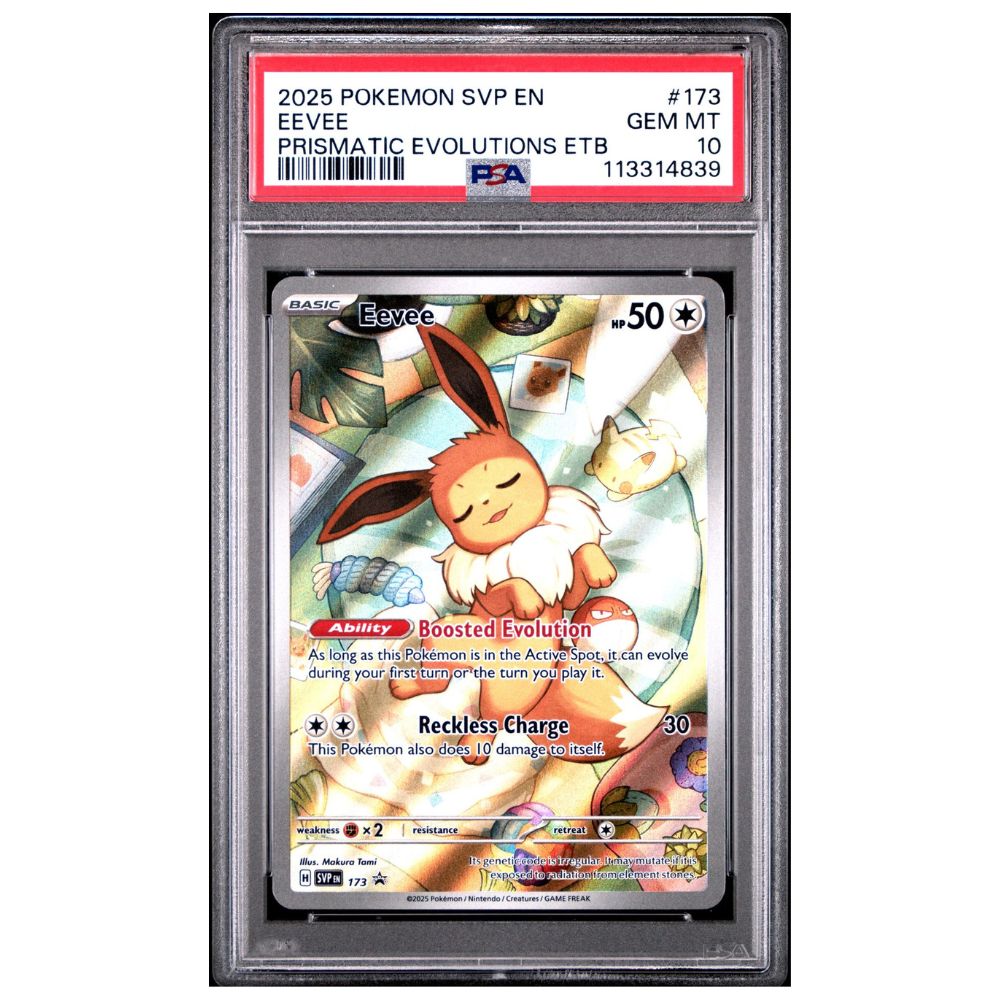 Eevee – Black Star Promo 2025 – Prismatic Evolutions Elite Trainer Box ...